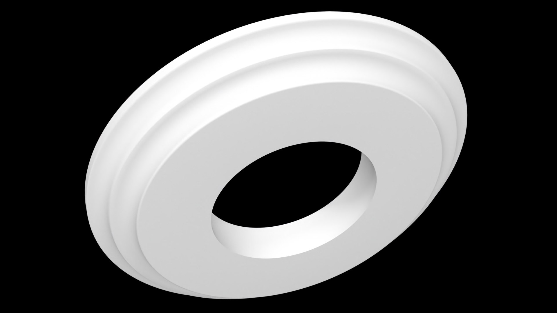 3D Model Ceiling Sockets Gypsum Plaster DR262 - TurboSquid 2014433