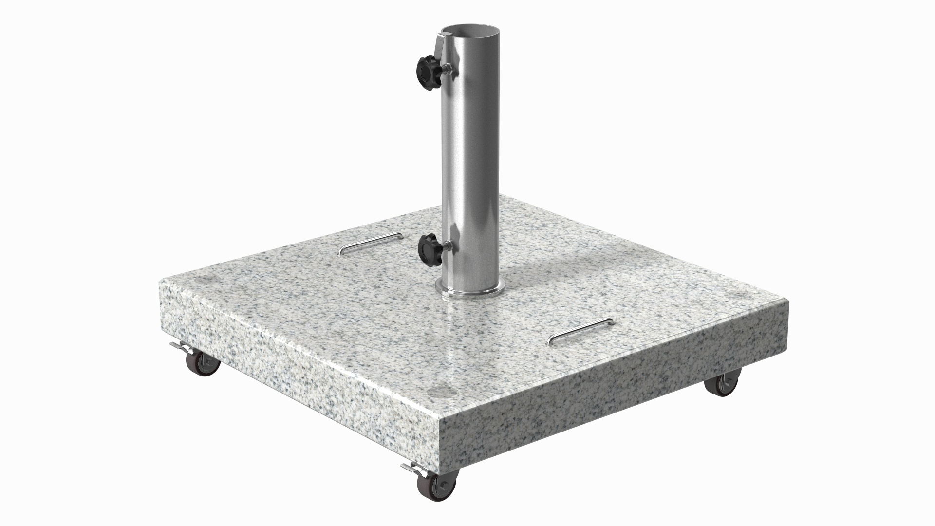 3D Light Granite Base On Wheels - TurboSquid 2105573