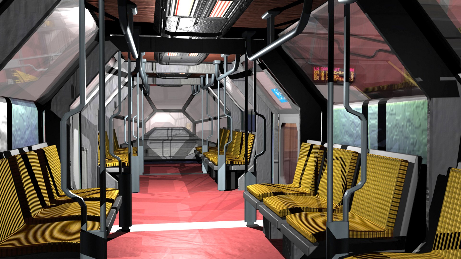 SciFi Tram Station Pack 3D Model - TurboSquid 1805312