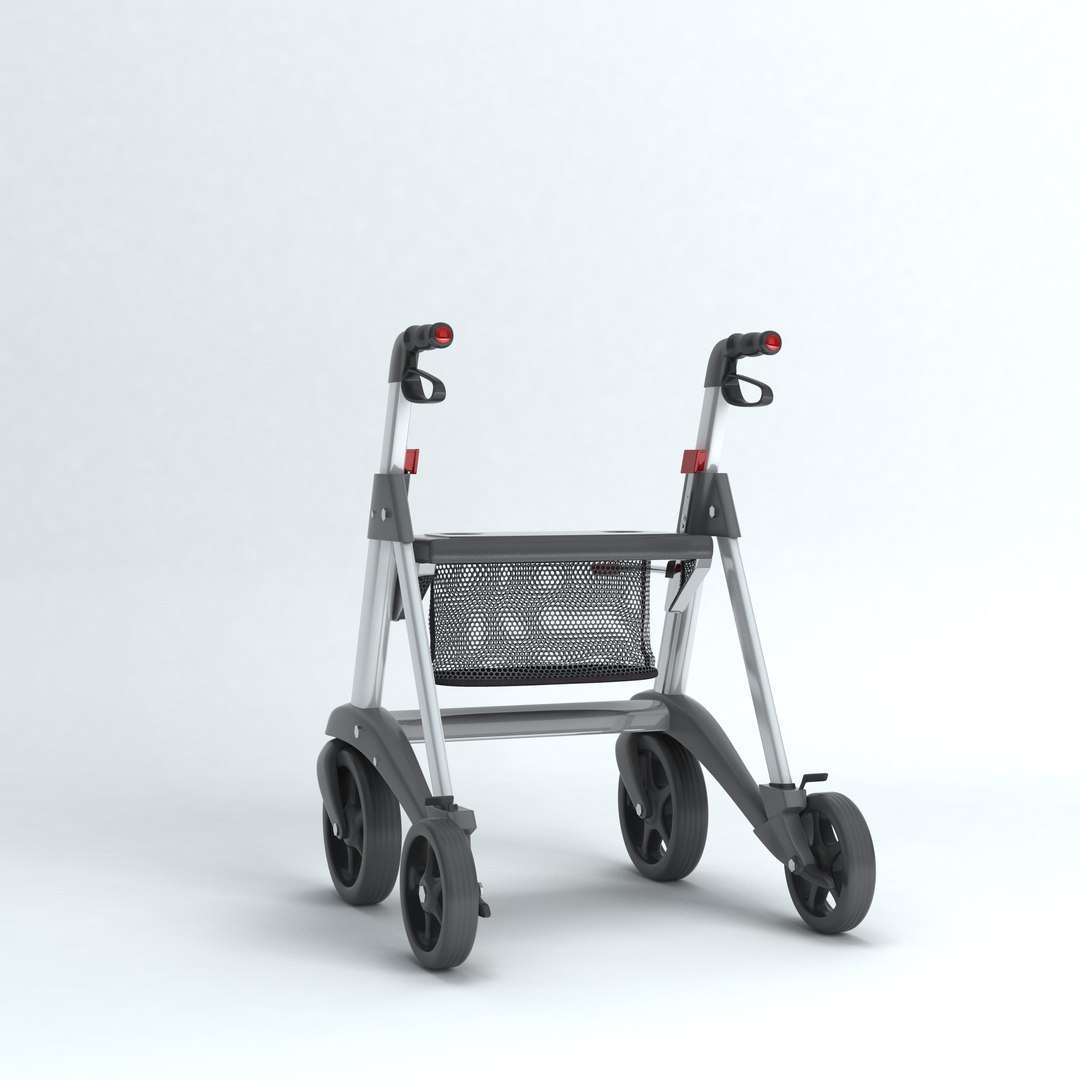 Walker Rollator 3d Obj