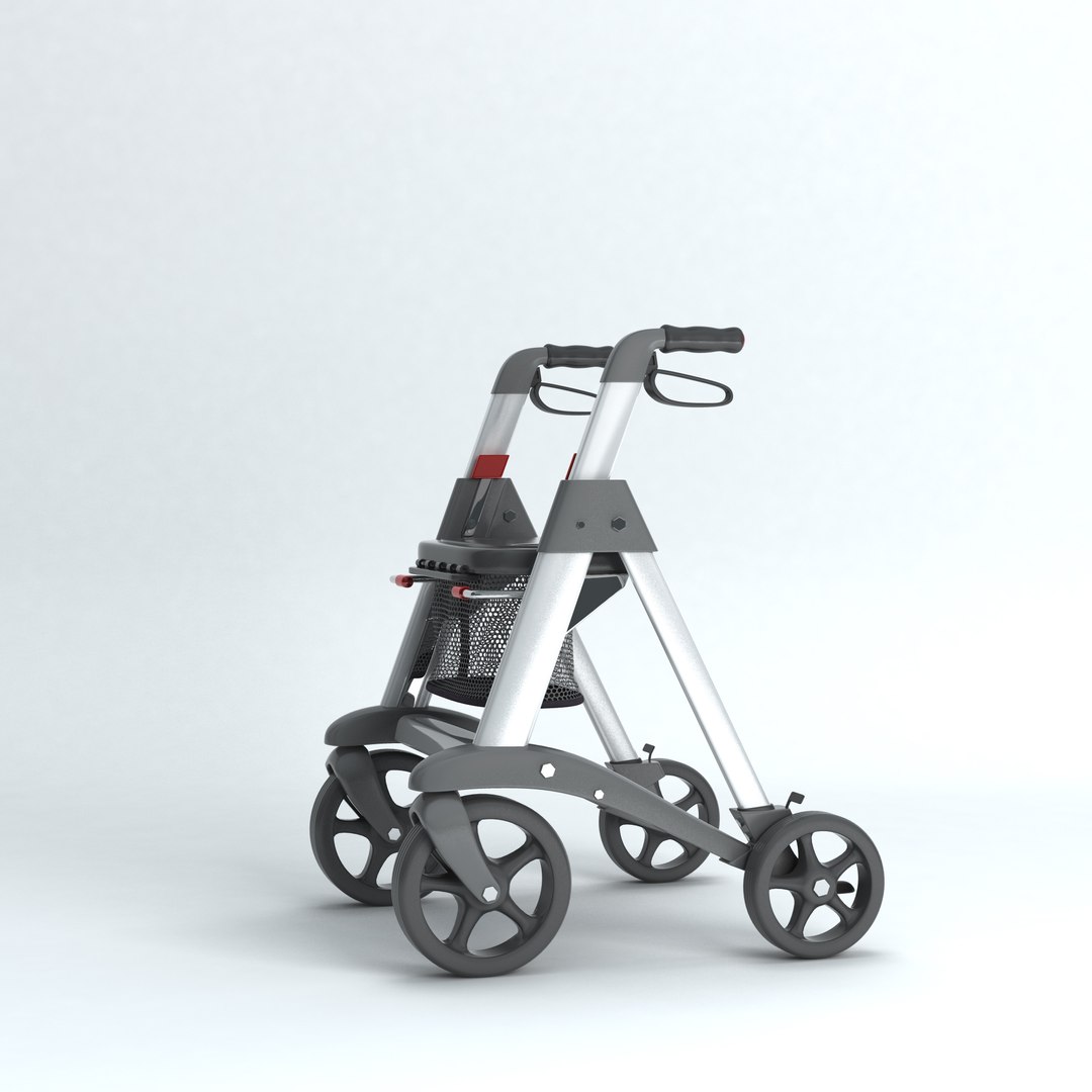 Walker Rollator 3d Obj