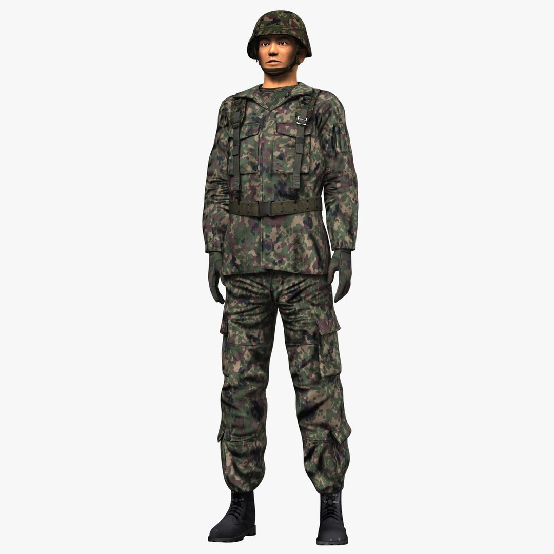 3D Soldier Model - TurboSquid 1355946