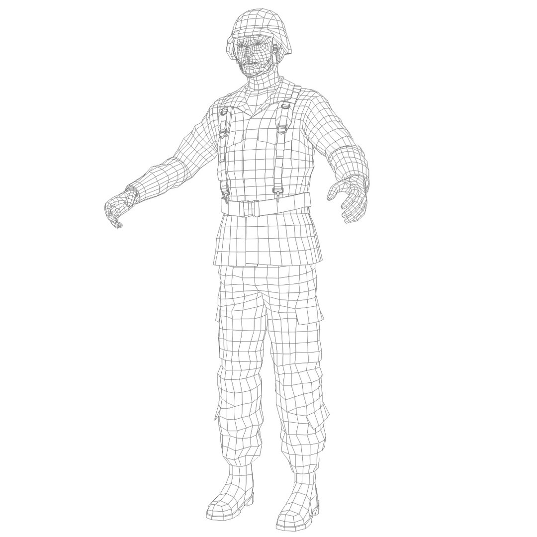 3D Soldier Model - TurboSquid 1355946
