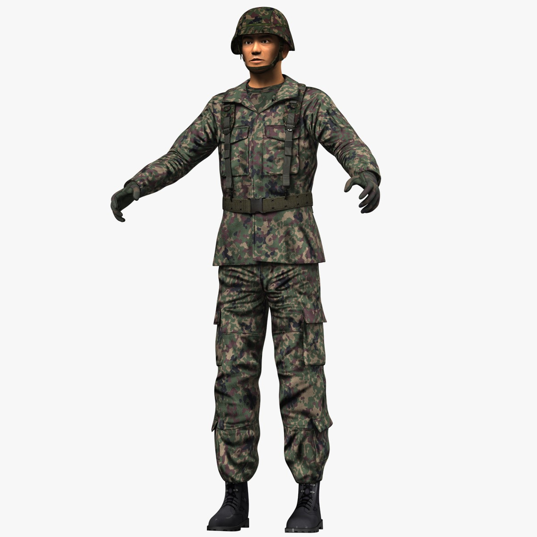 3D soldier model - TurboSquid 1355946