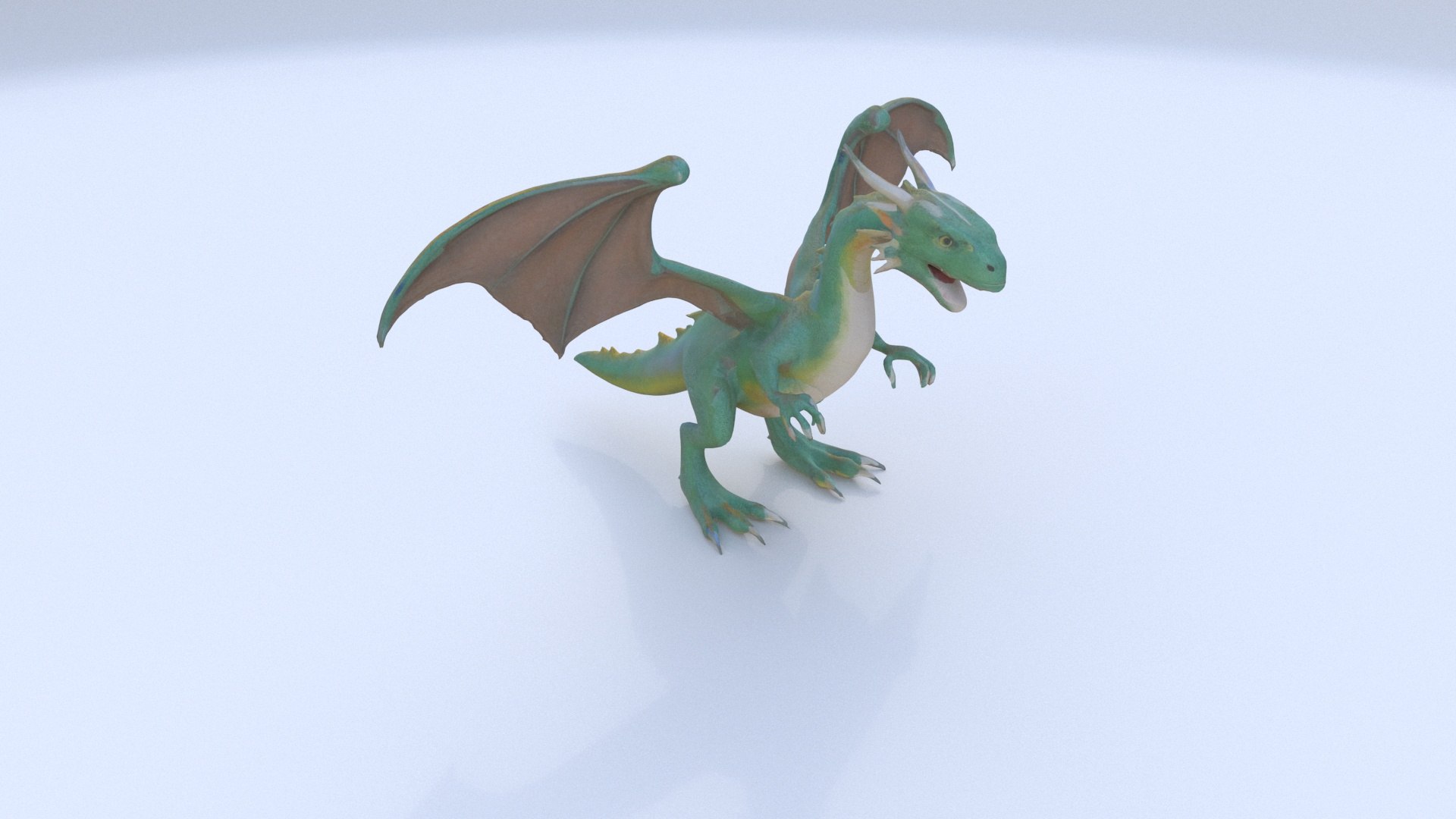 3D Drake Dragon Model - TurboSquid 2333962