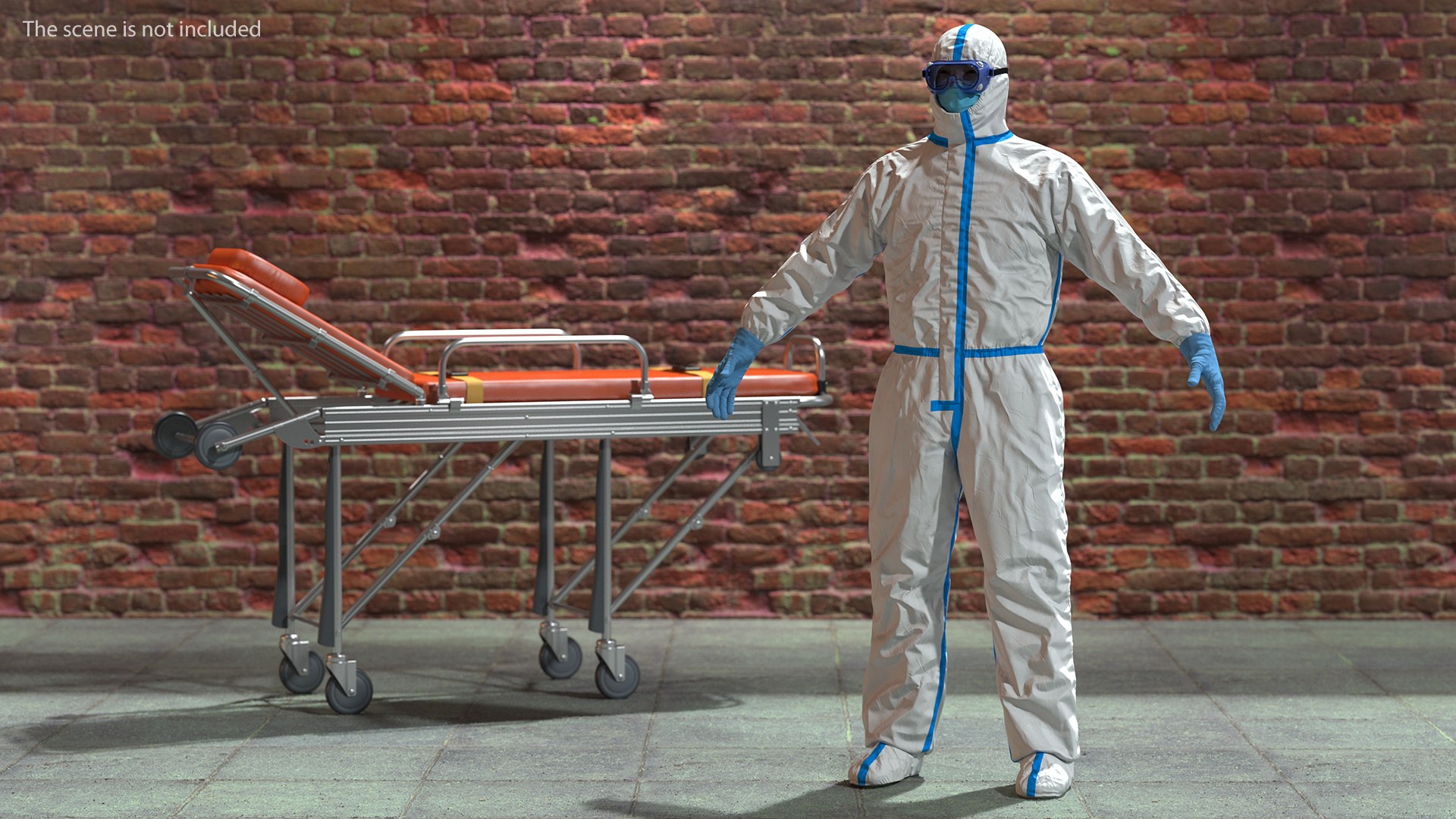 3D Man Disposable Medical Protective - TurboSquid 1565776