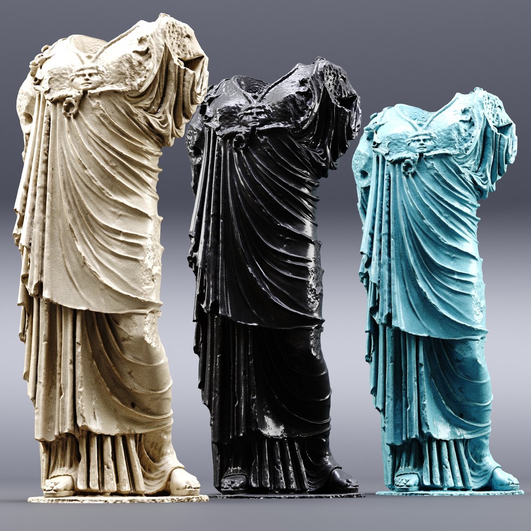 Glyptotek Sculpture Model - TurboSquid 2247794