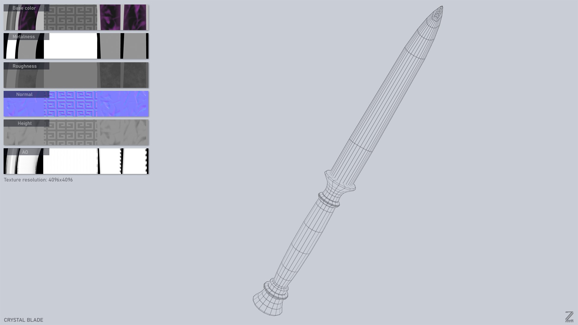 3D Crystal Blade Collection Model - TurboSquid 2218778