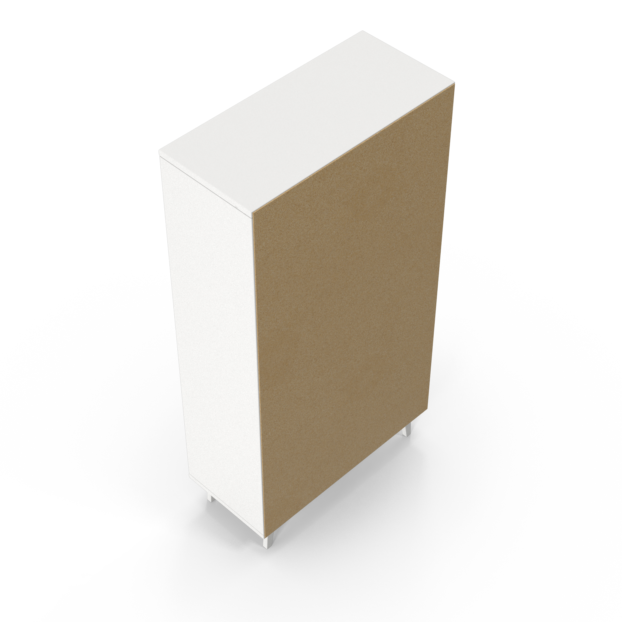 3D Cabinet With Glass Doors model - TurboSquid 1854825