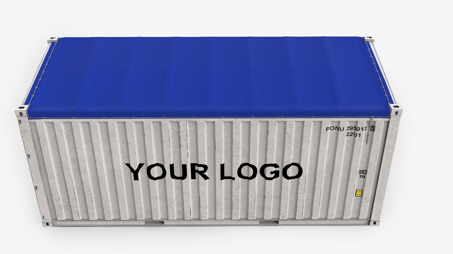 3D 20feet Generic Open Top Shipping Container - TurboSquid 2212528