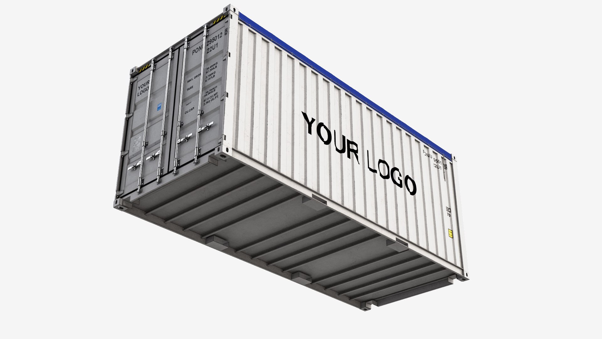 3D 20feet Generic Open Top Shipping Container - TurboSquid 2212528