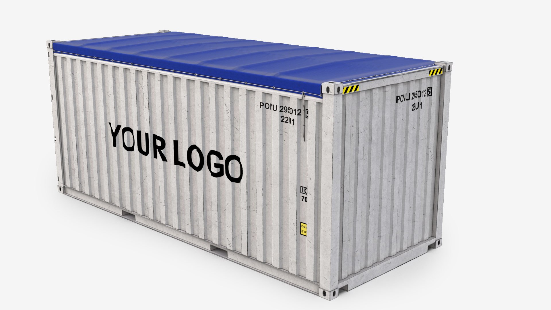 3D 20feet Generic Open Top Shipping Container - TurboSquid 2212528