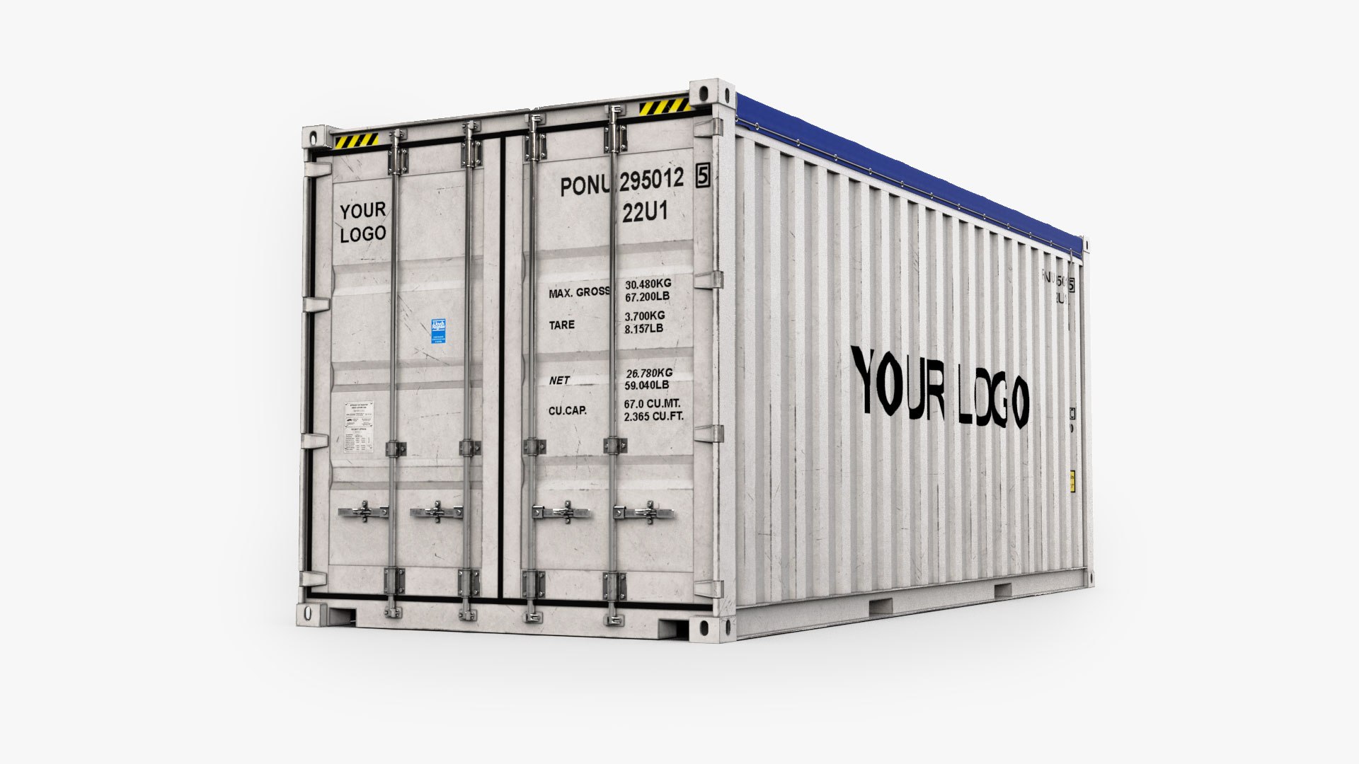 3D 20feet Generic Open Top Shipping Container - TurboSquid 2212528