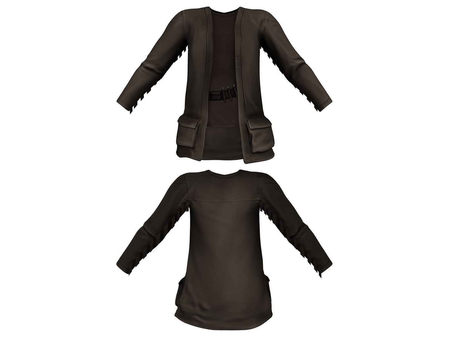 Survivor Hunter Character Outfit Costume 3D Model - TurboSquid 2002941