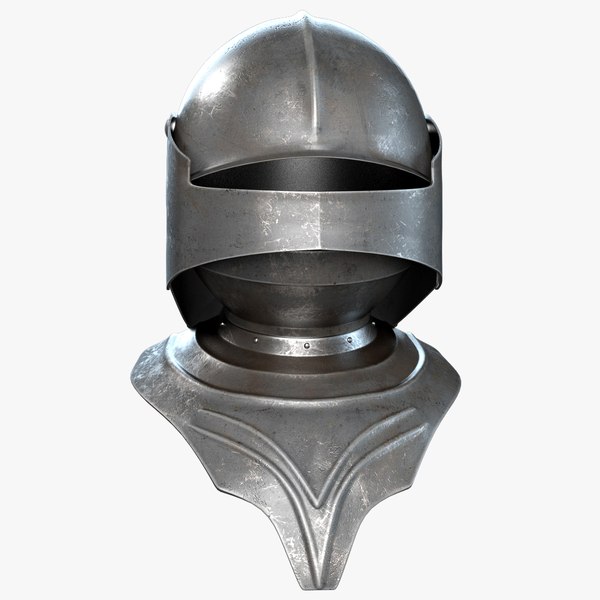 Gotischer Salat Helm 3D-Modell - TurboSquid 991179