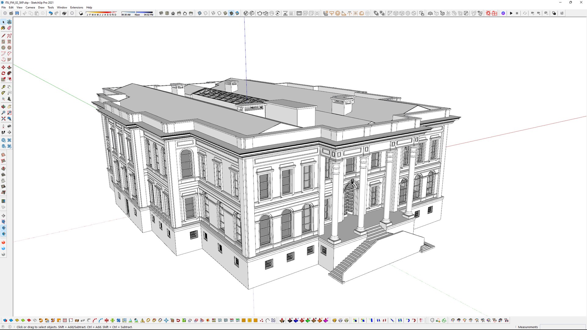 3D Istanbul Technical University Faculty Of Management Building No-2 ...