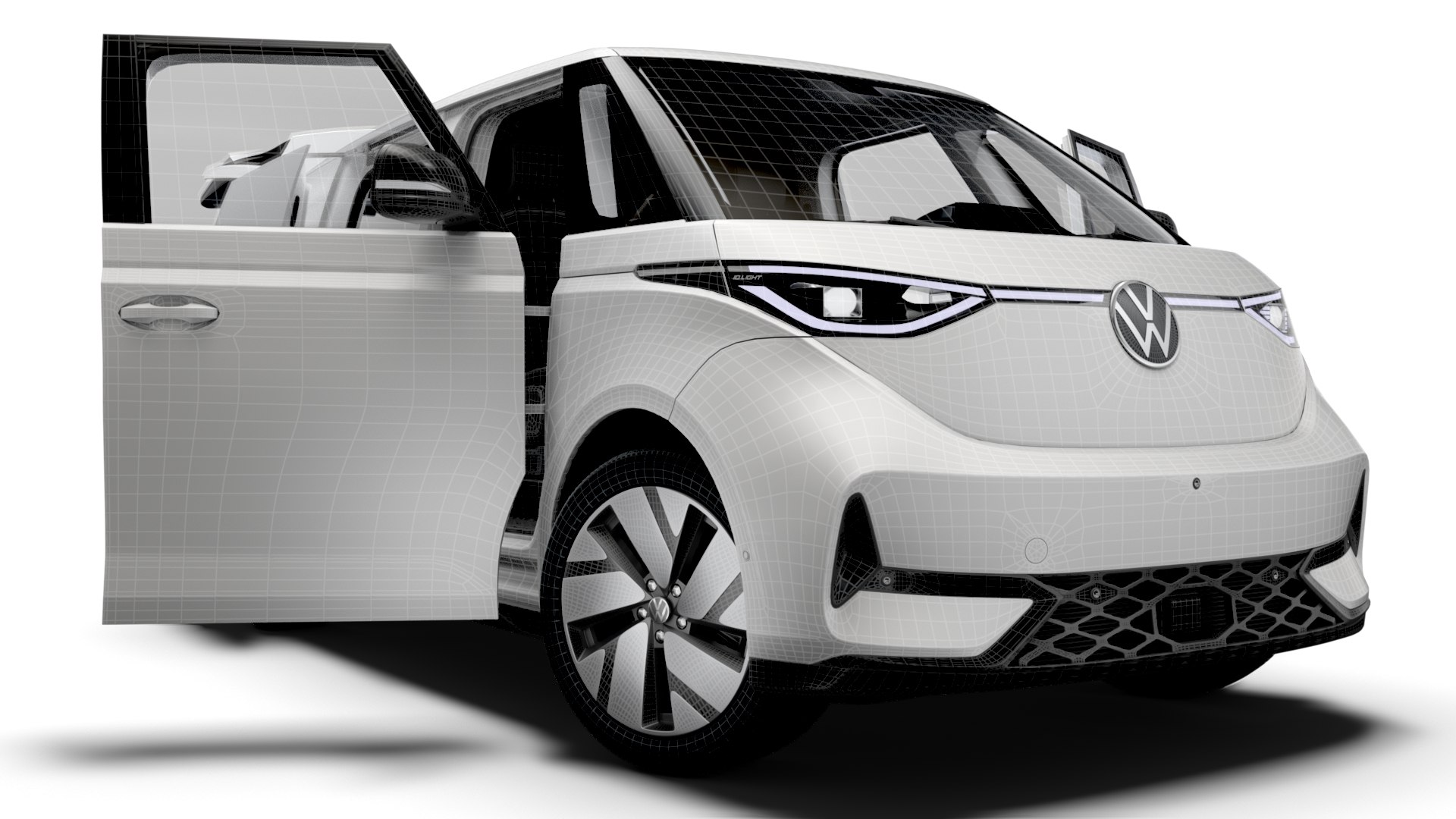 VW ID Buzz Cargo SWB GTX Valve HQInterior 2026 3D Model - TurboSquid ...