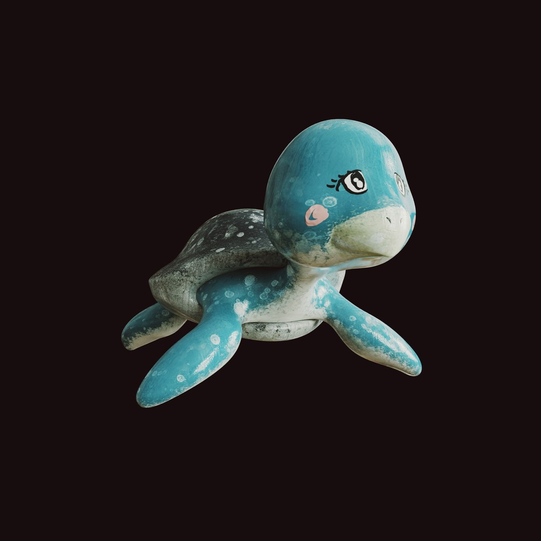 3D Model Turtles Pbr Green - TurboSquid 1710390