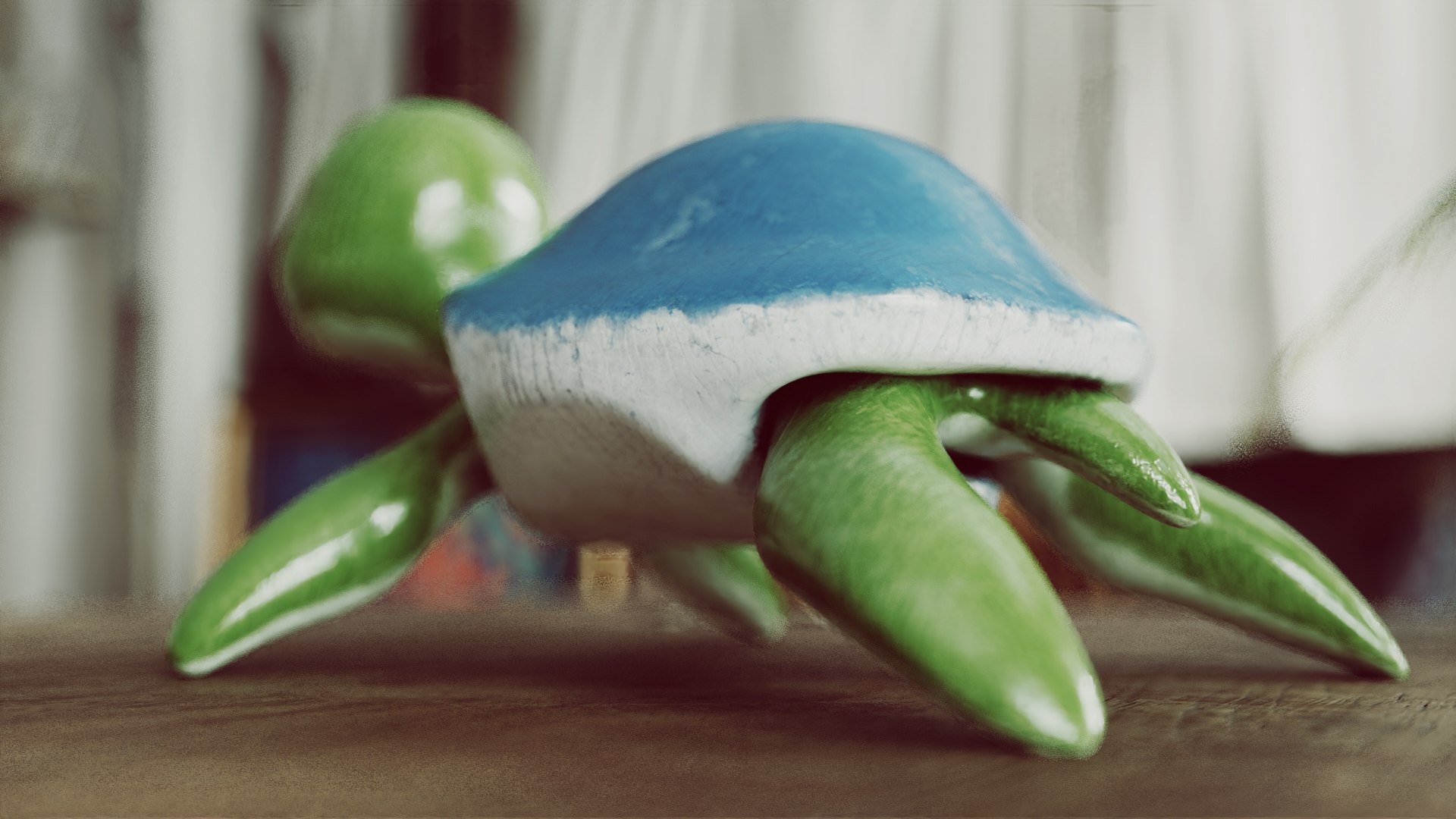 3D Model Turtles Pbr Green - TurboSquid 1710390