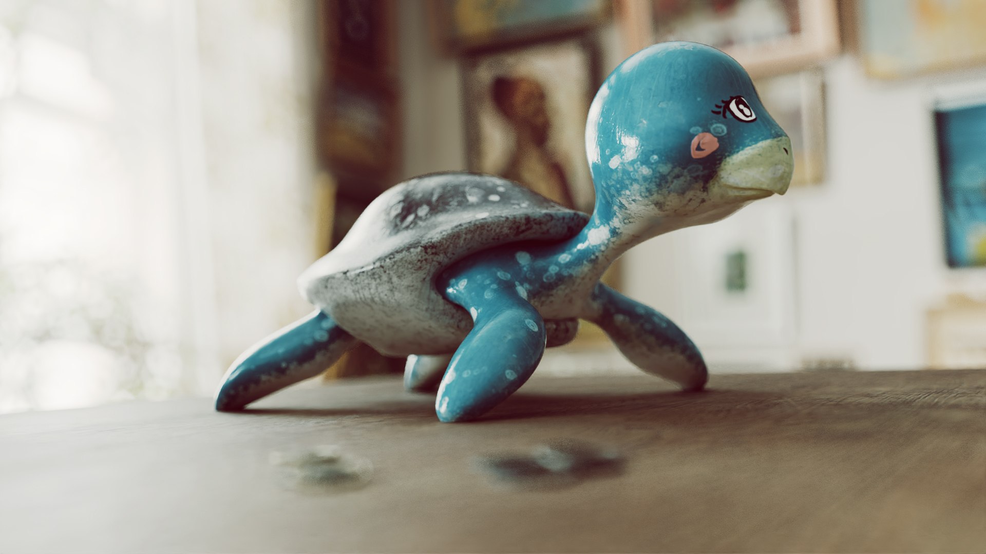 3D Model Turtles Pbr Green - TurboSquid 1710390