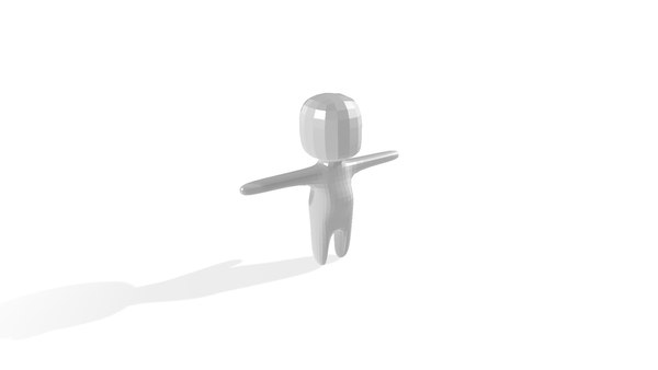 3D Stickman model - TurboSquid 1725219