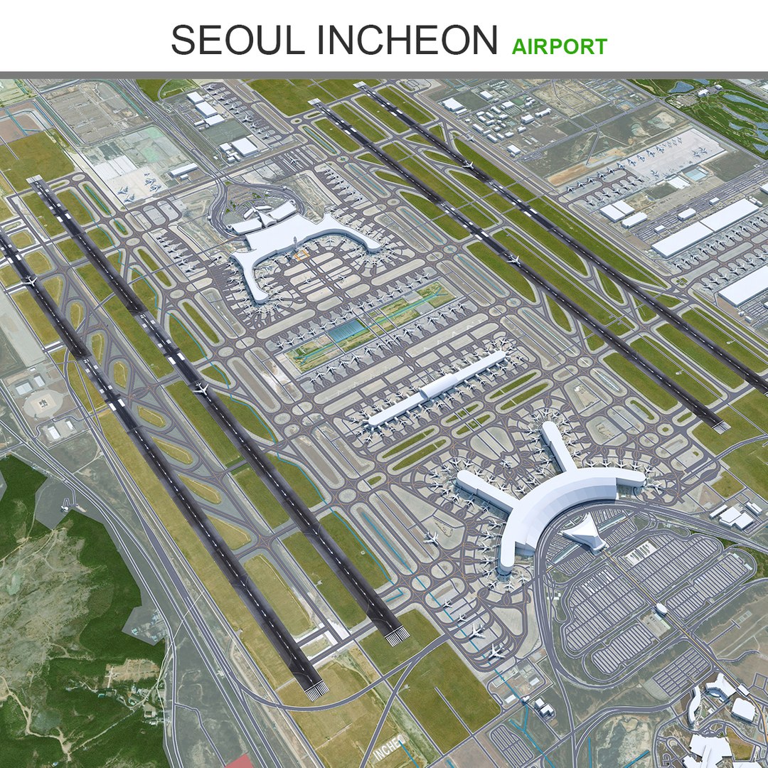 Seoul Incheon Airport 3D Model - TurboSquid 2005530