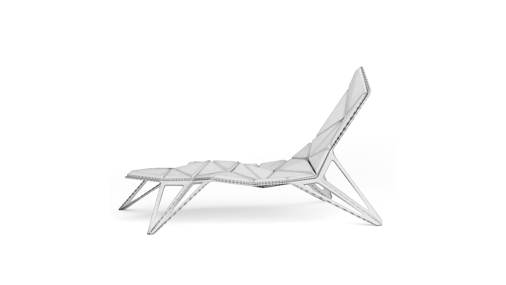 3D Ruby Chair Futuristic - TurboSquid 1662679