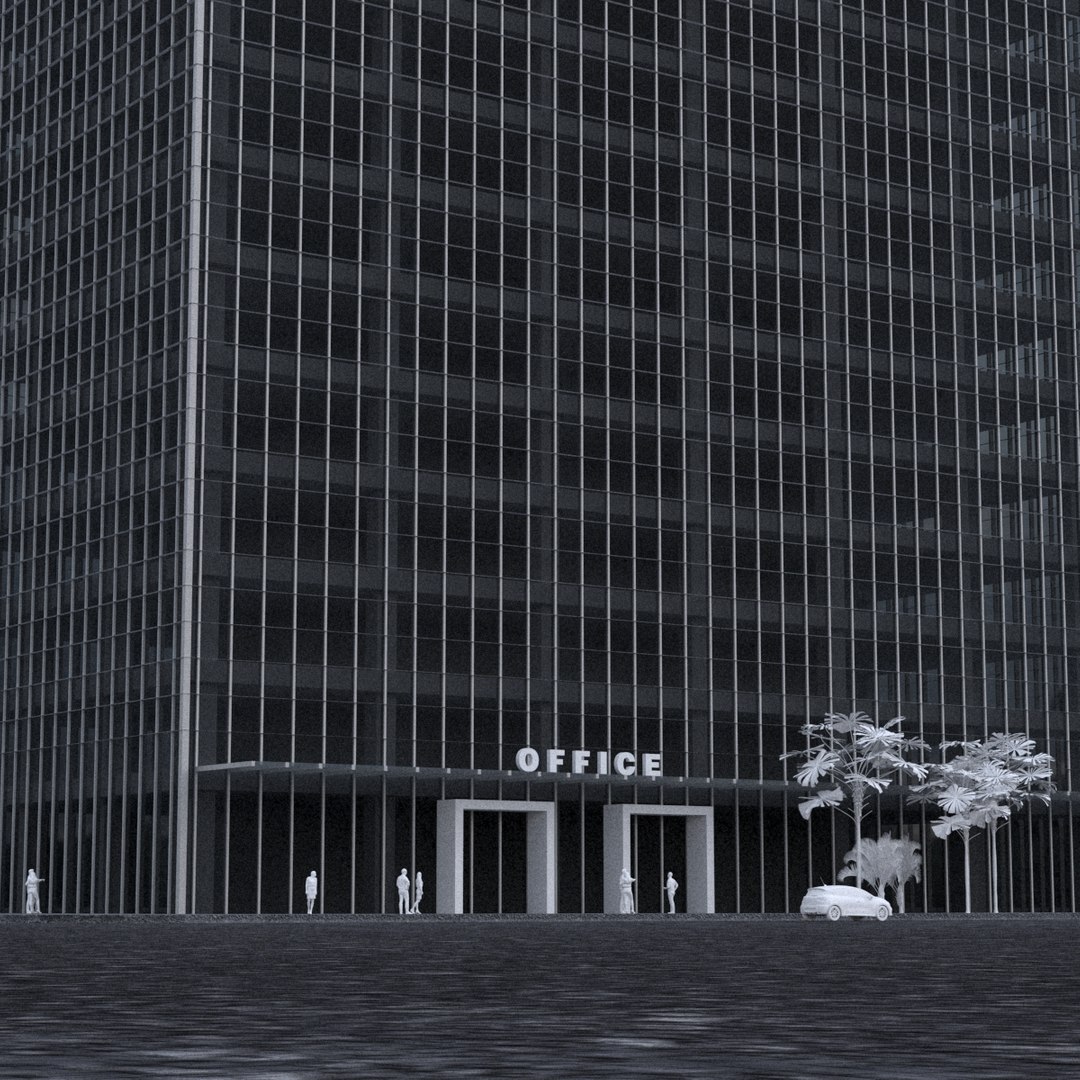 12 Story Office Skyscraper Building Model - TurboSquid 1222469