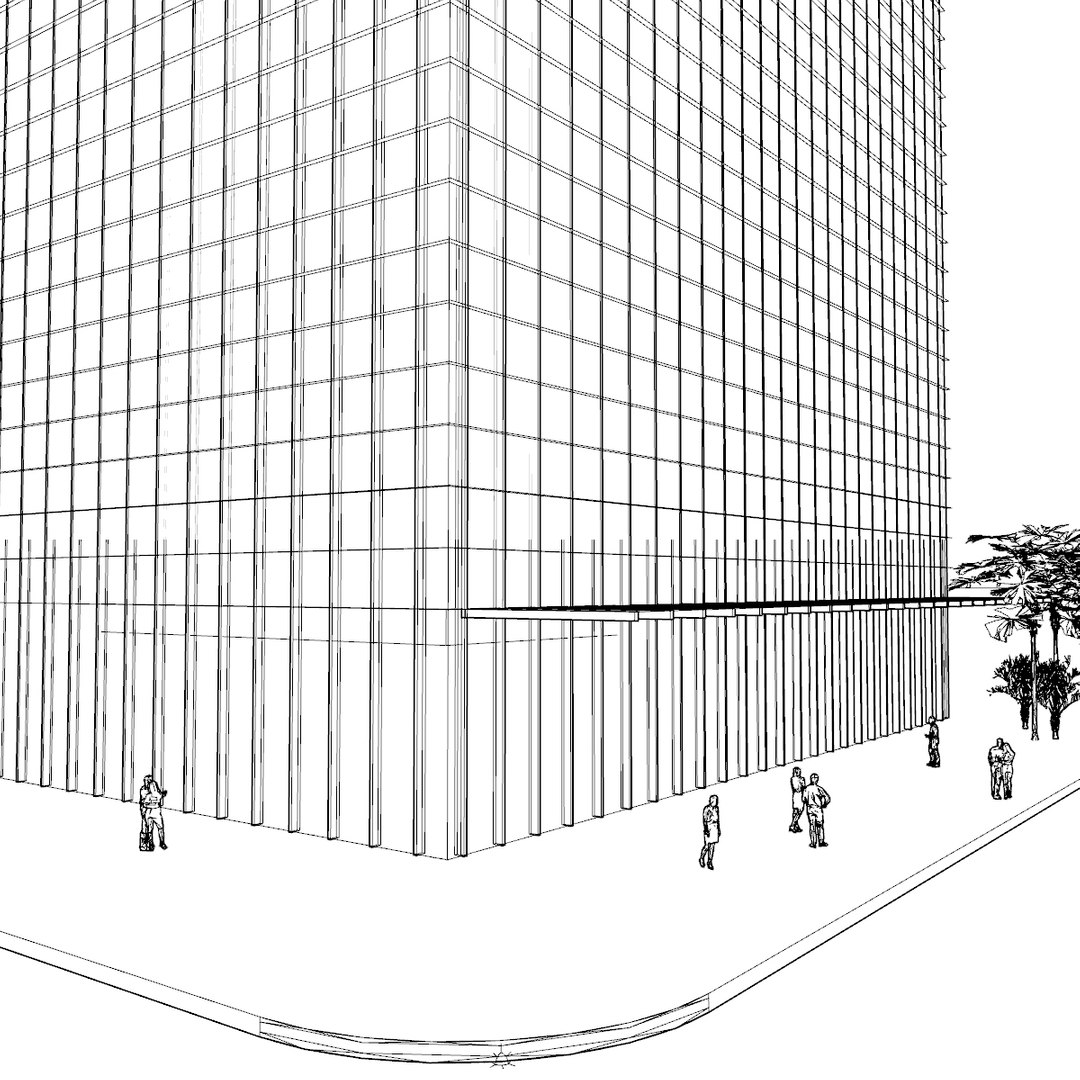 12 Story Office Skyscraper Building Model - TurboSquid 1222469