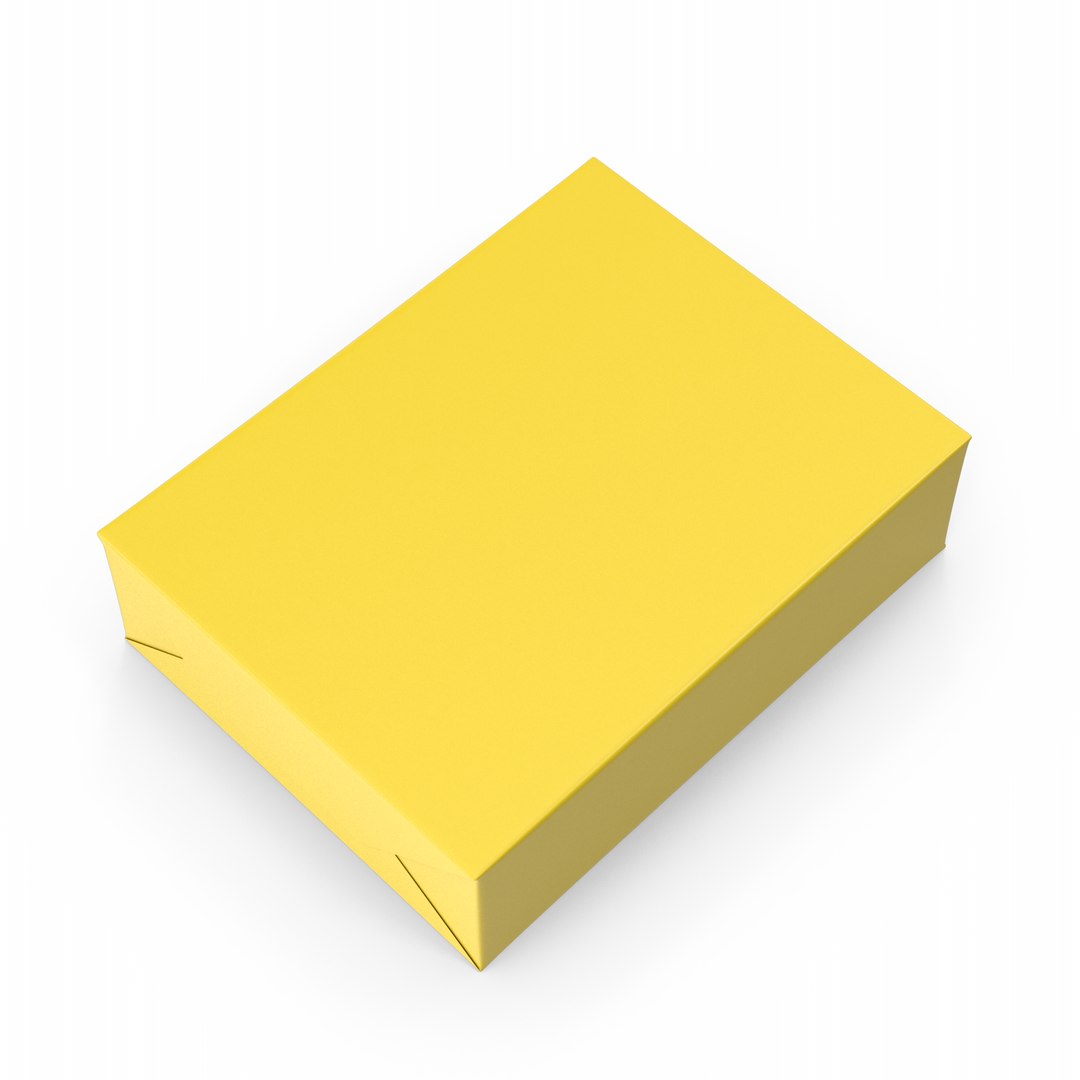 Yellow Package 3D Model - TurboSquid 2173440