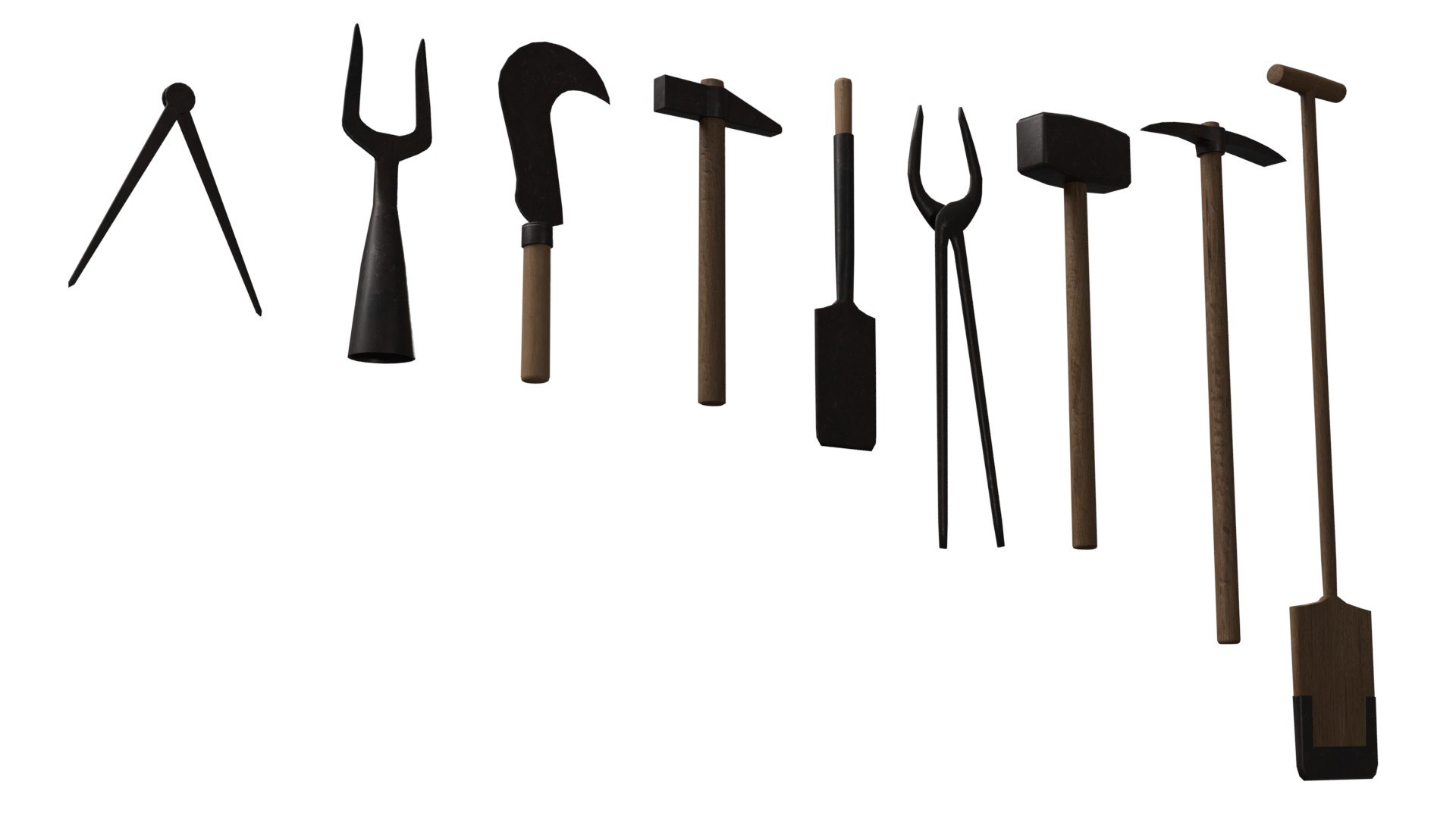 Roman Construction Tools 3D Model - TurboSquid 2249144