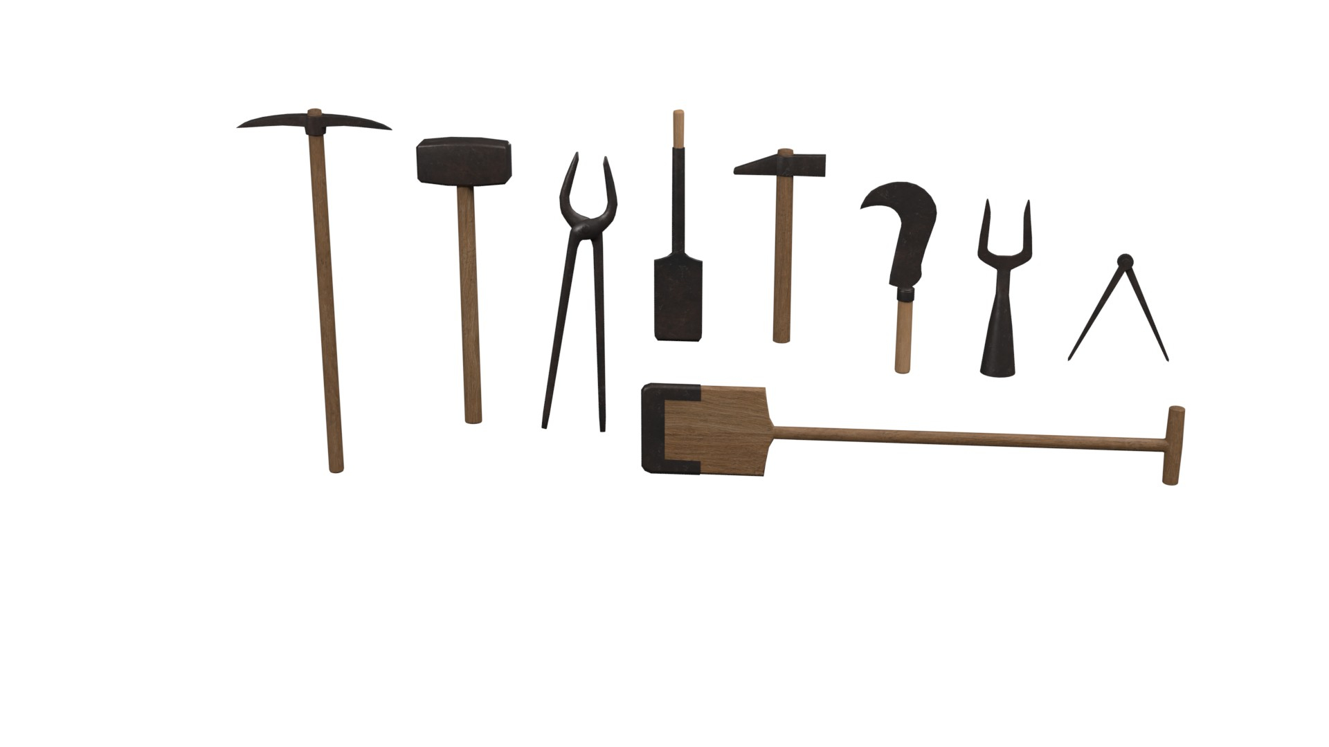 Roman Construction Tools 3D Model - TurboSquid 2249144