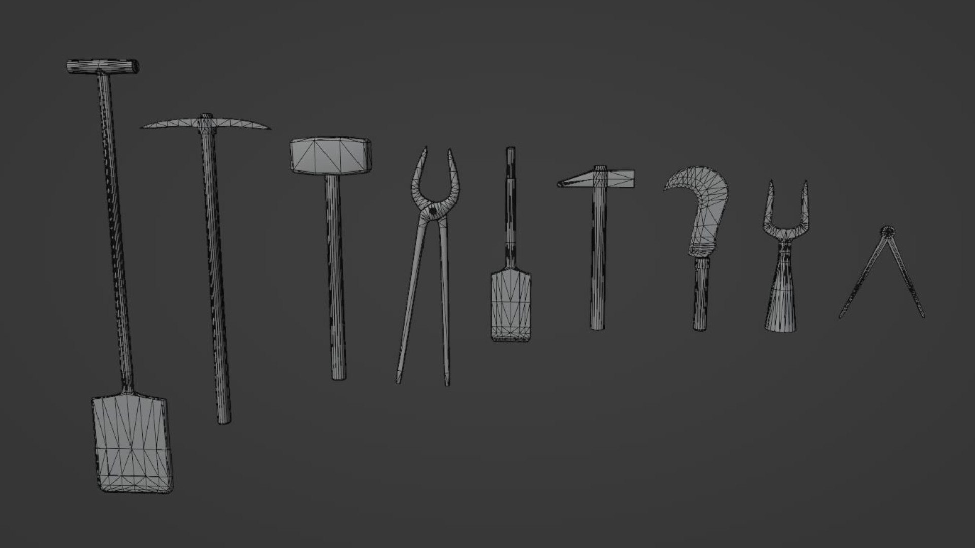 Roman Construction Tools 3D Model - TurboSquid 2249144