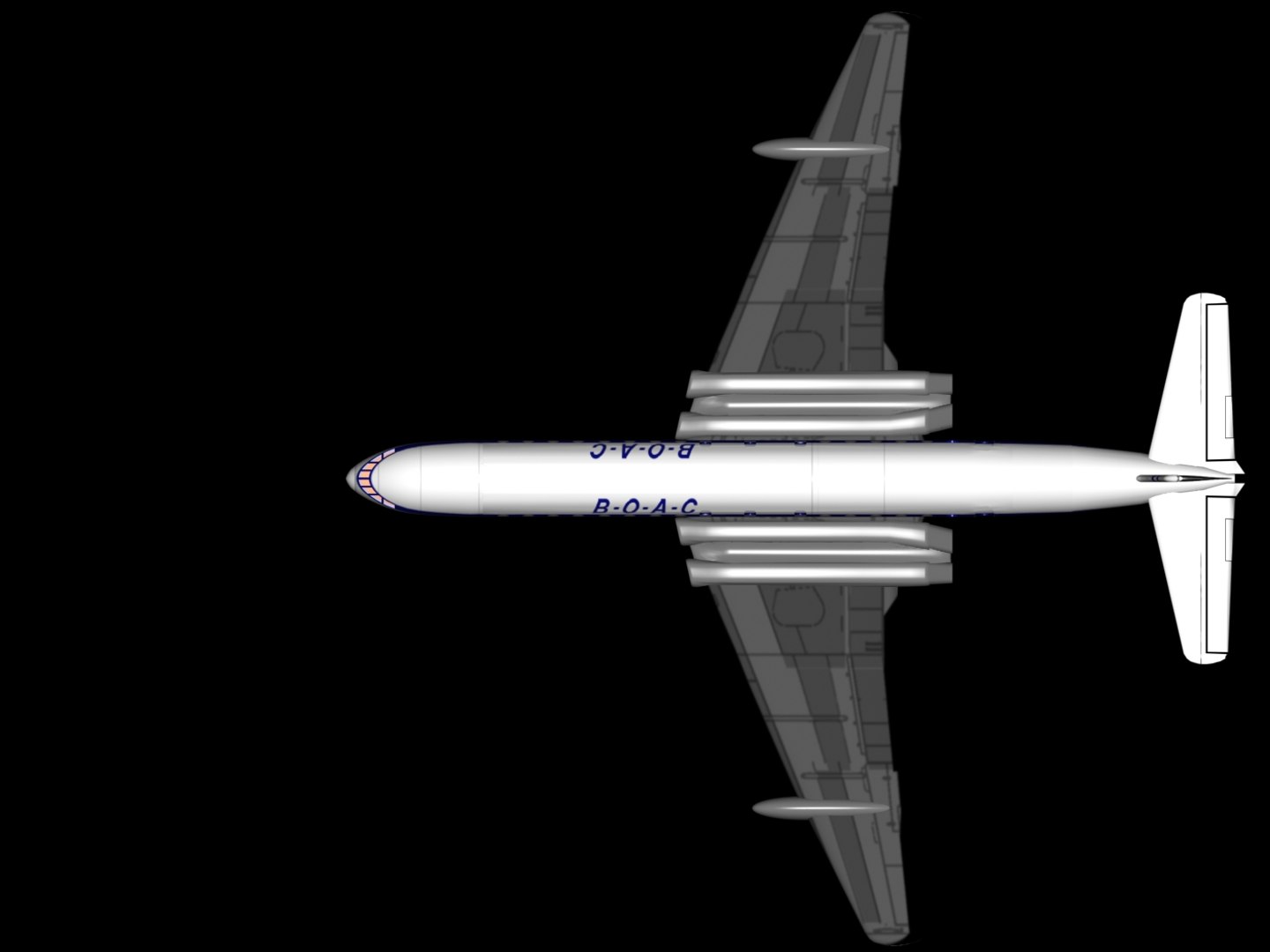 3D Havilland Comet Model - TurboSquid 1153302