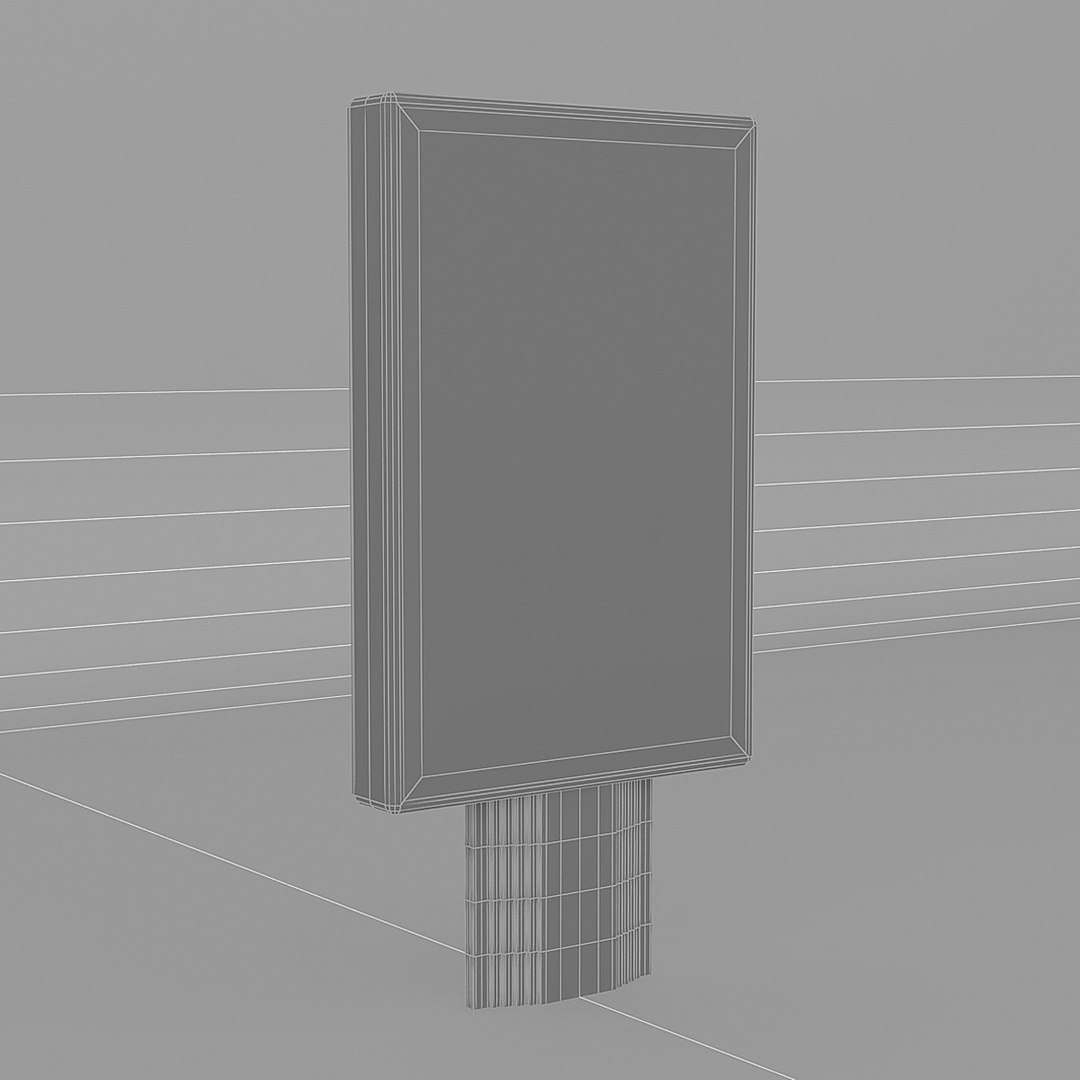 3ds Outdoor Advertising Stand