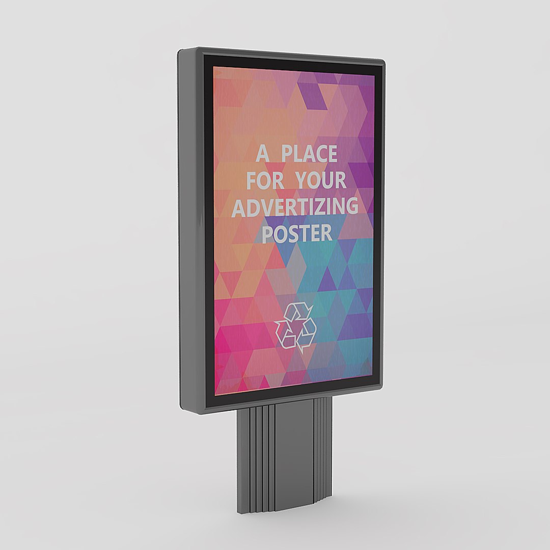 3ds Outdoor Advertising Stand
