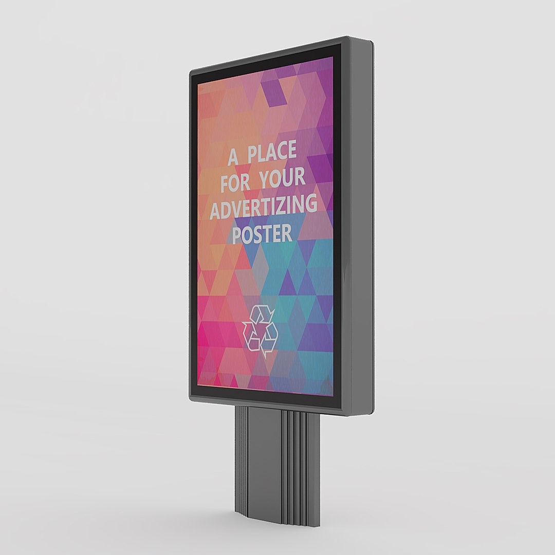 3ds Outdoor Advertising Stand