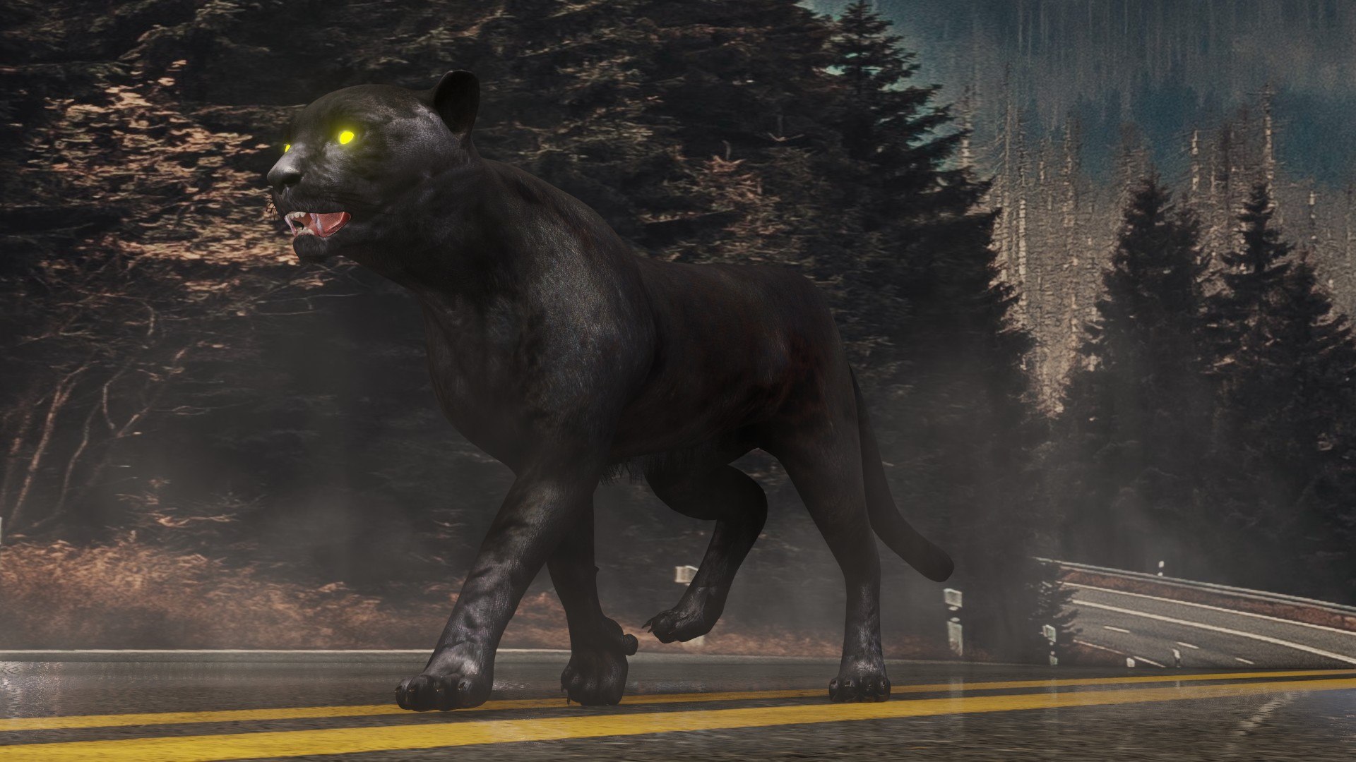 3D black panther - TurboSquid 1869418