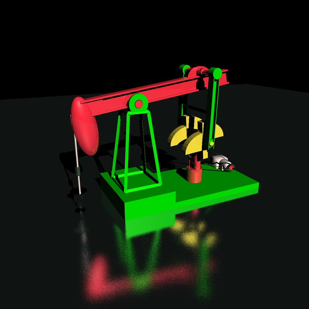 C4d Pumpjack Pumping