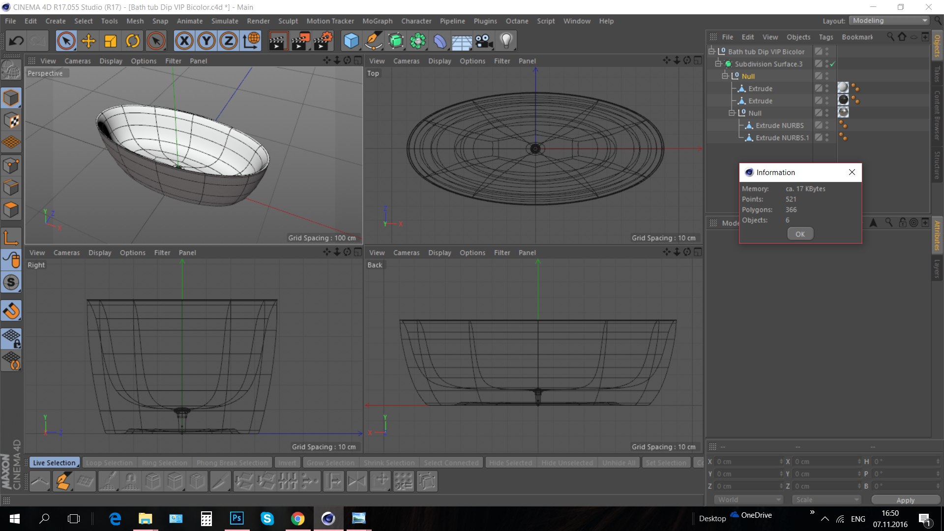 3d Tub Dip Vip Model