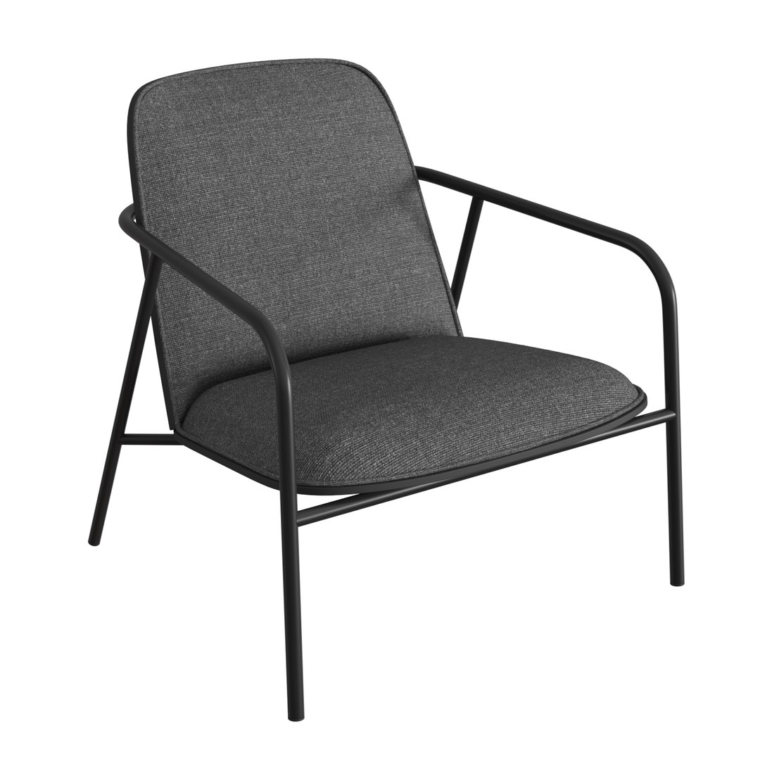 Pad Lounge Chair Low 3D Model - TurboSquid 1944204