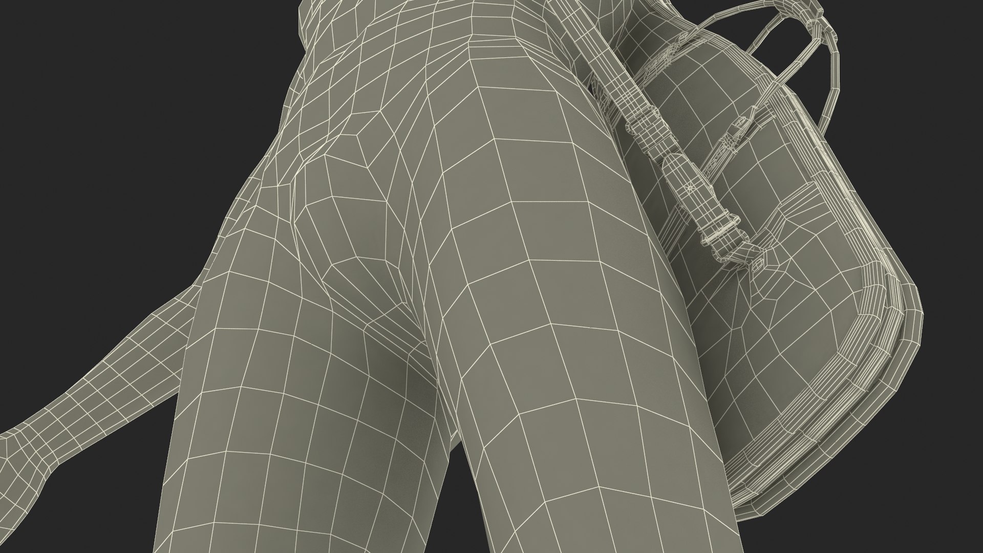 Hunter Gun Carry Bag On Mannequin 3D - TurboSquid 2113692