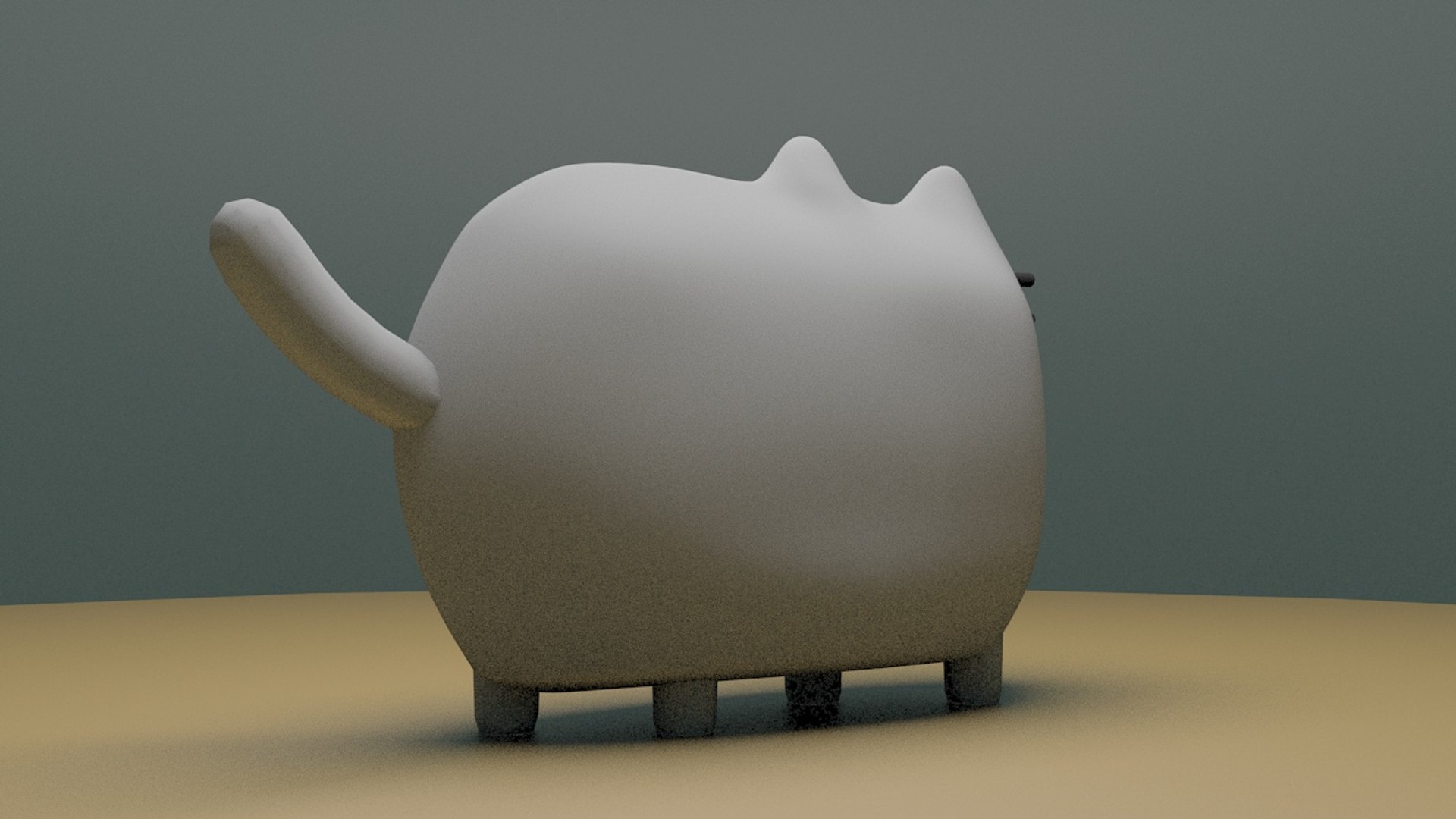 3D Pusheen Cat - TurboSquid 1453052
