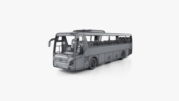 Hyundai Universe Xpress Noble Bus with HQ interior 2007 Modelo 3D ...