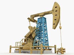 Oil rig platform cylindrical 3D model | 1146971 | TurboSquid