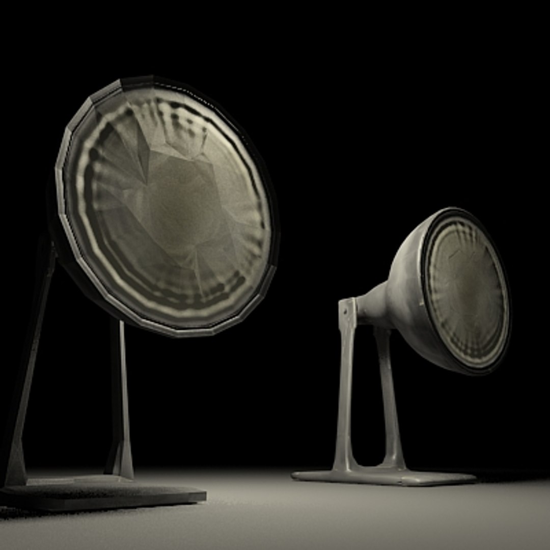 3d Spotlight Light Model
