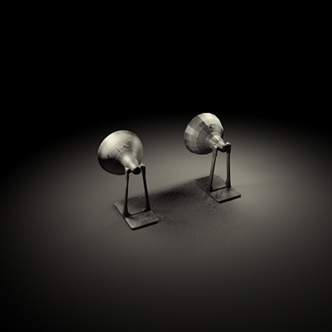 3d Spotlight Light Model