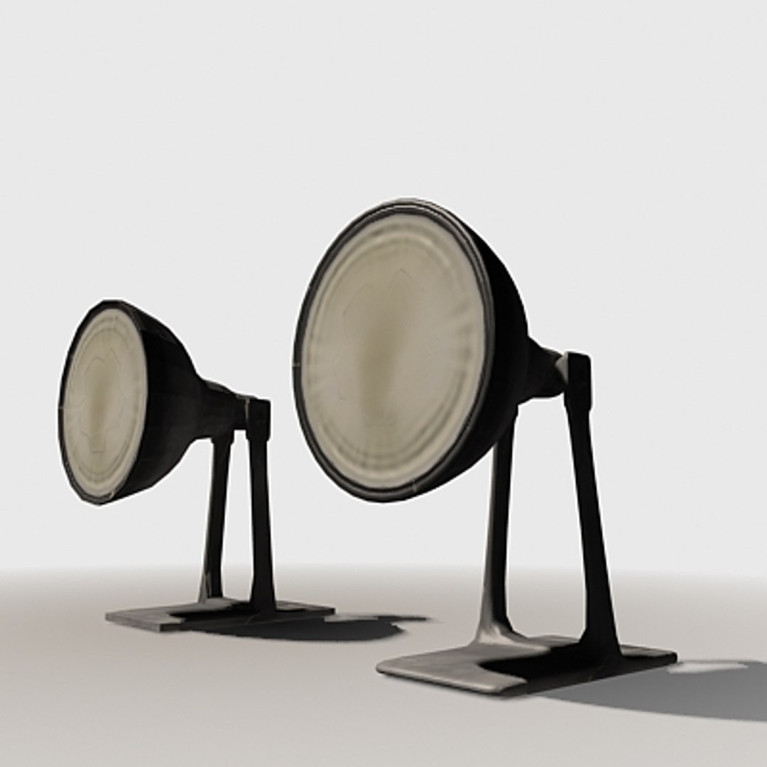 3d Spotlight Light Model