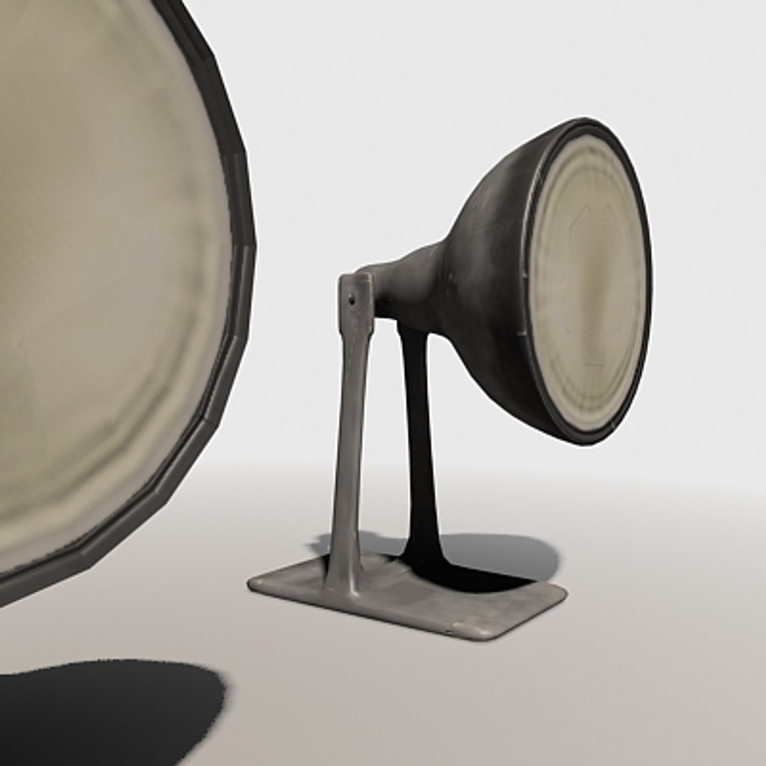 3d Spotlight Light Model