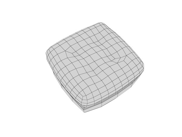 modelo 3d Puf Silla Low Poly Malibu - TurboSquid 1717543